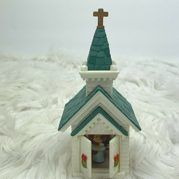 Hallmark | Holiday | Vintage Hallmark Village Church Lighted Ornament ...